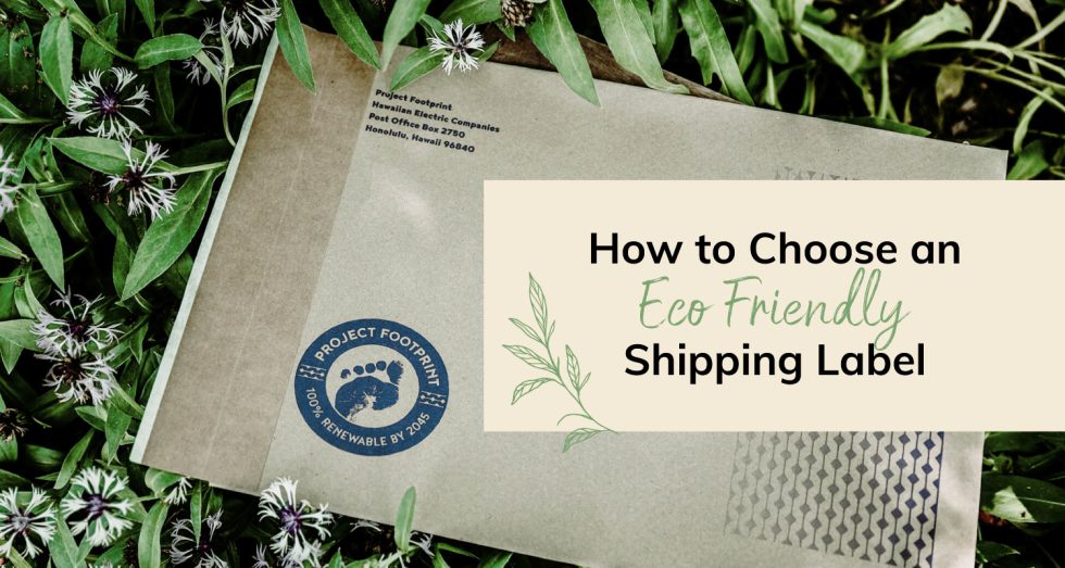 How to Choose an Eco-Friendly Shipping Label | Ecology PKG